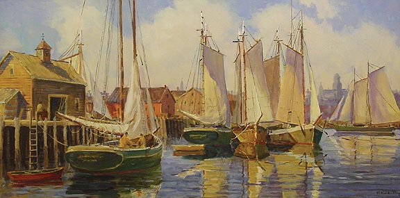Fishing Fleet, Circa 1900