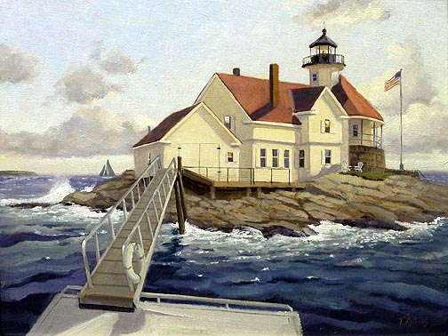Cuckold's Island Lighthouse Study II